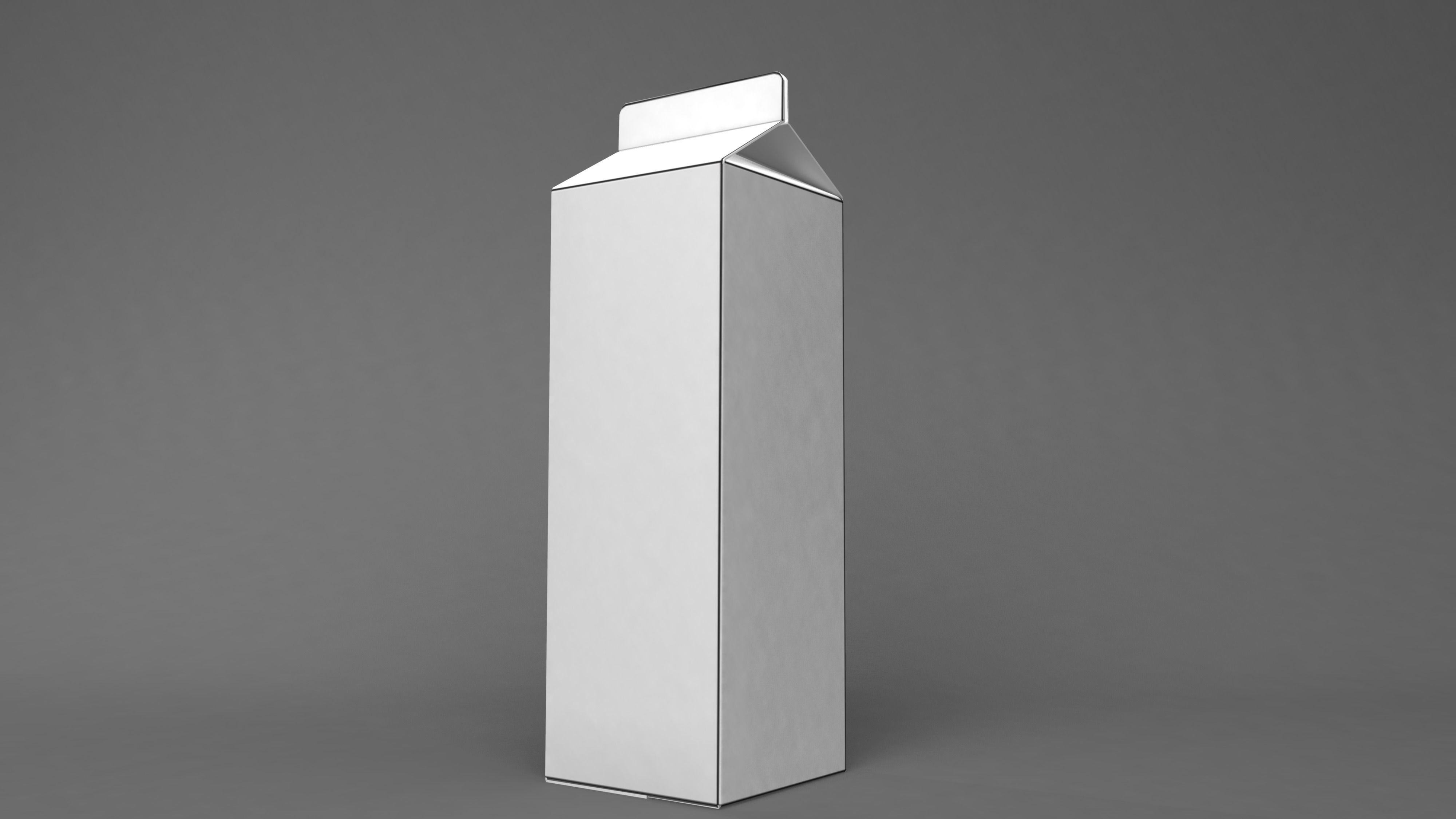 Juice Box 1L Size 3D model 3D model | CGTrader