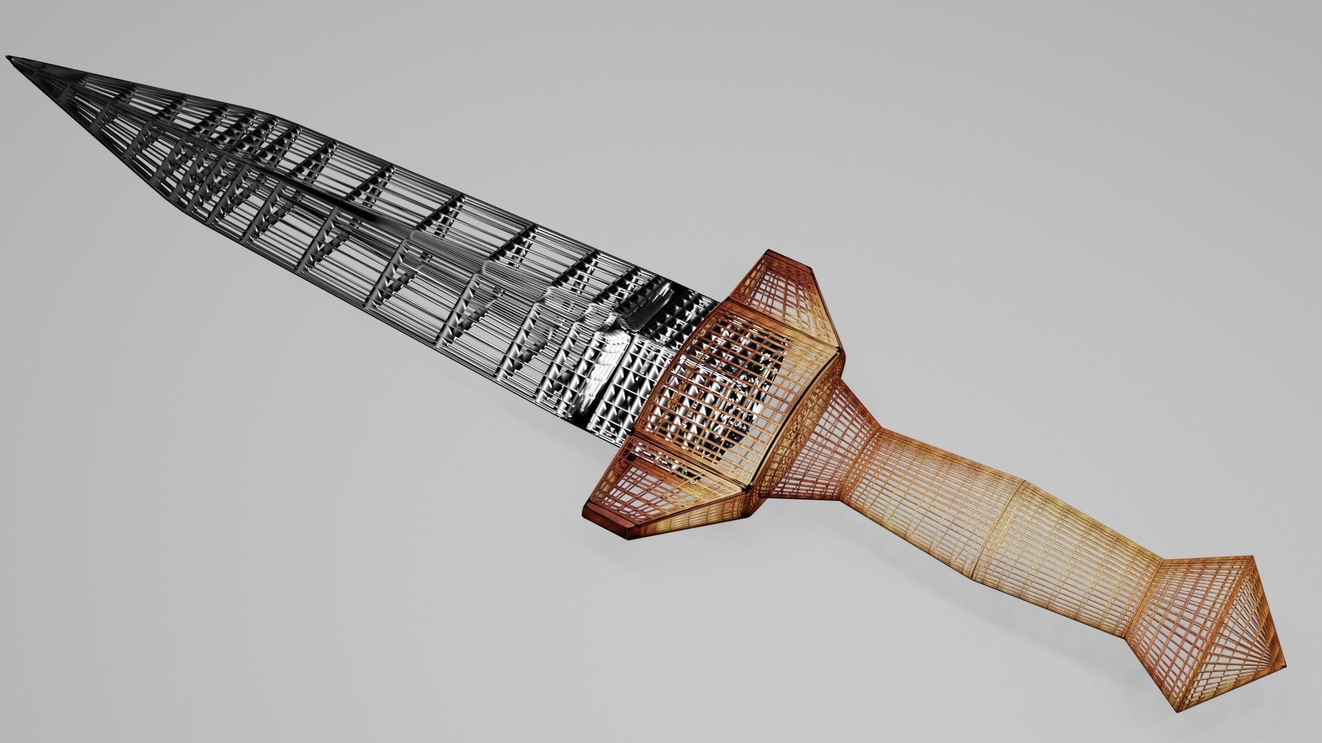 Khanja Indian Style Blade 3D model | CGTrader