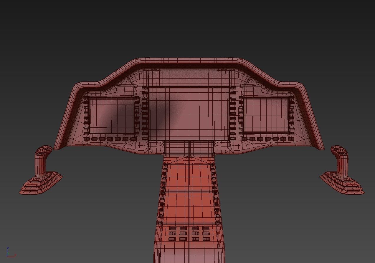 Aircraft Control Panel 2 3D model | CGTrader