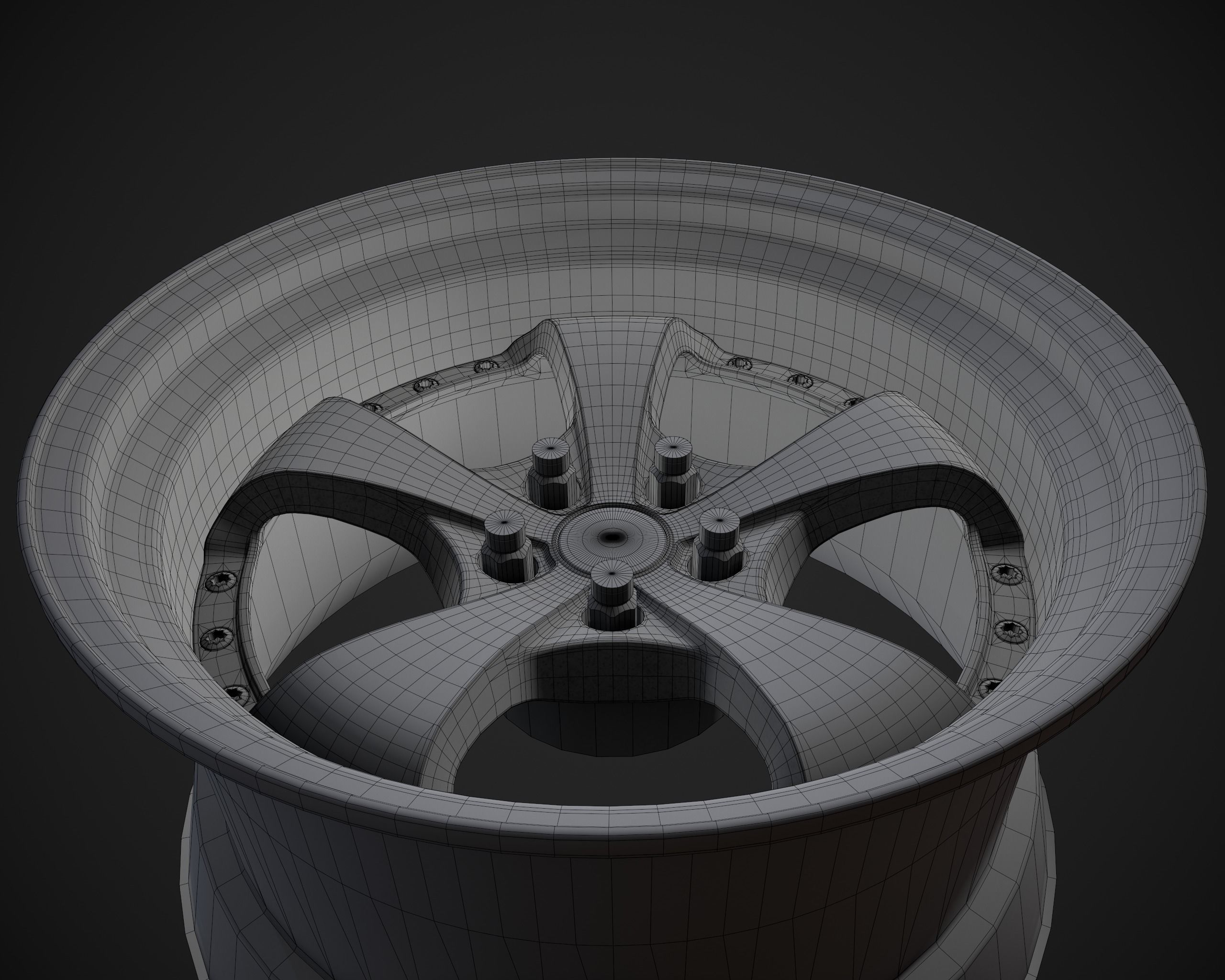 3D model 326 Power Yabaking KF Racing Spoke VR / AR / low-poly | CGTrader