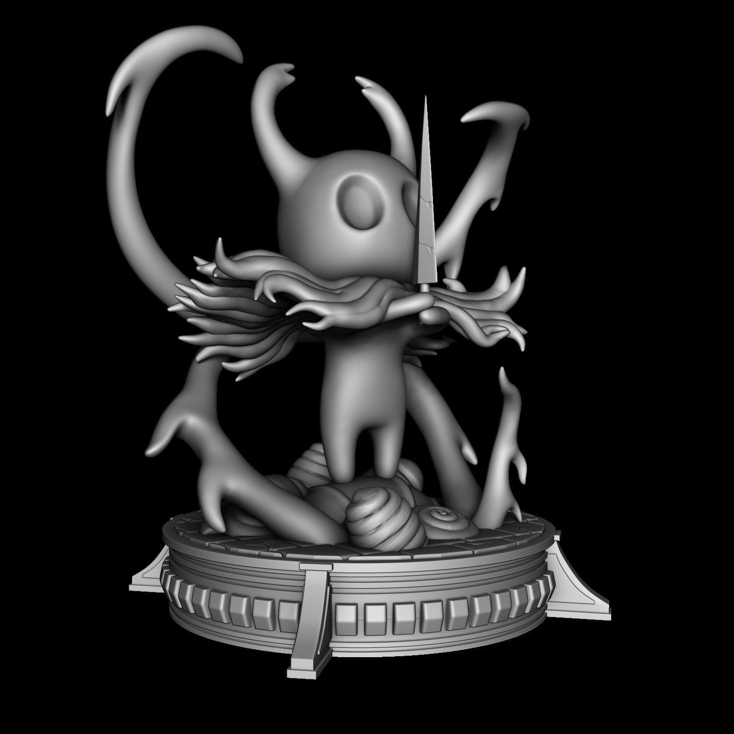 Knight - Hollow Knight 3D model 3D printable | CGTrader