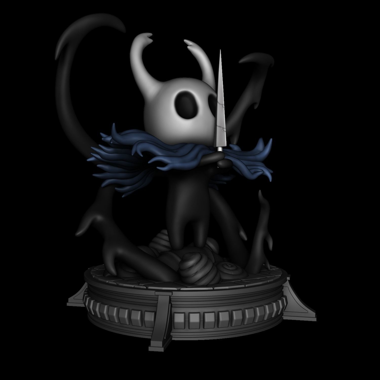Knight - Hollow Knight 3D model 3D printable | CGTrader