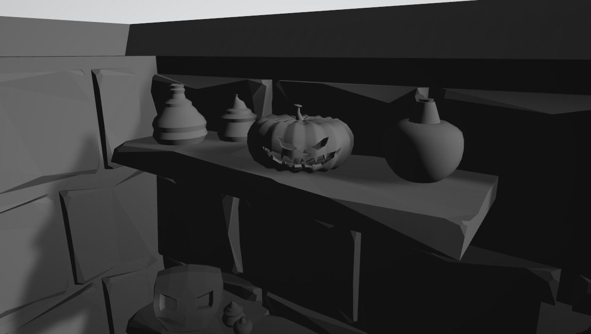 3D model Whitch Room VR / AR / low-poly | CGTrader