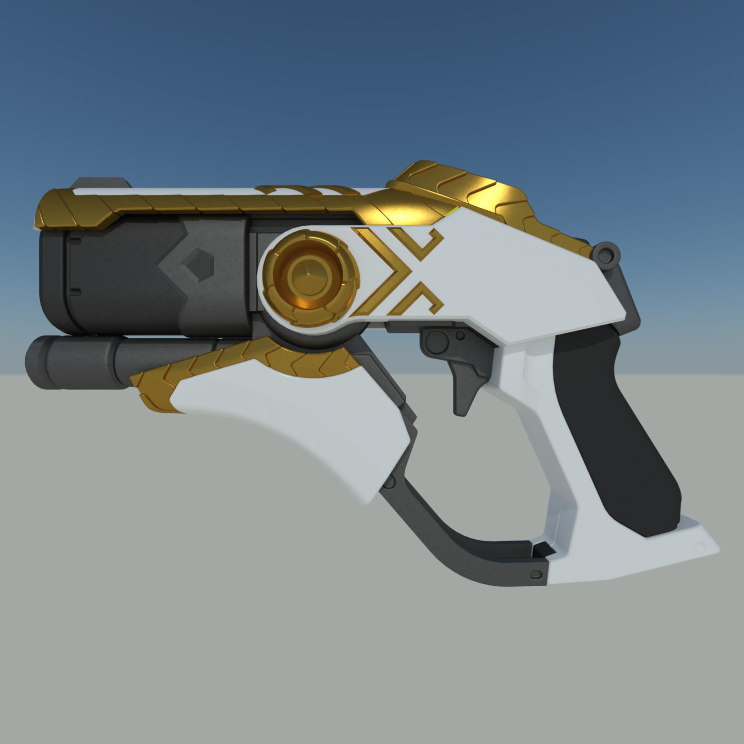 Overwatch Angela Ziegler Mercy blaster Winged Victory skin 3D model 3D ...
