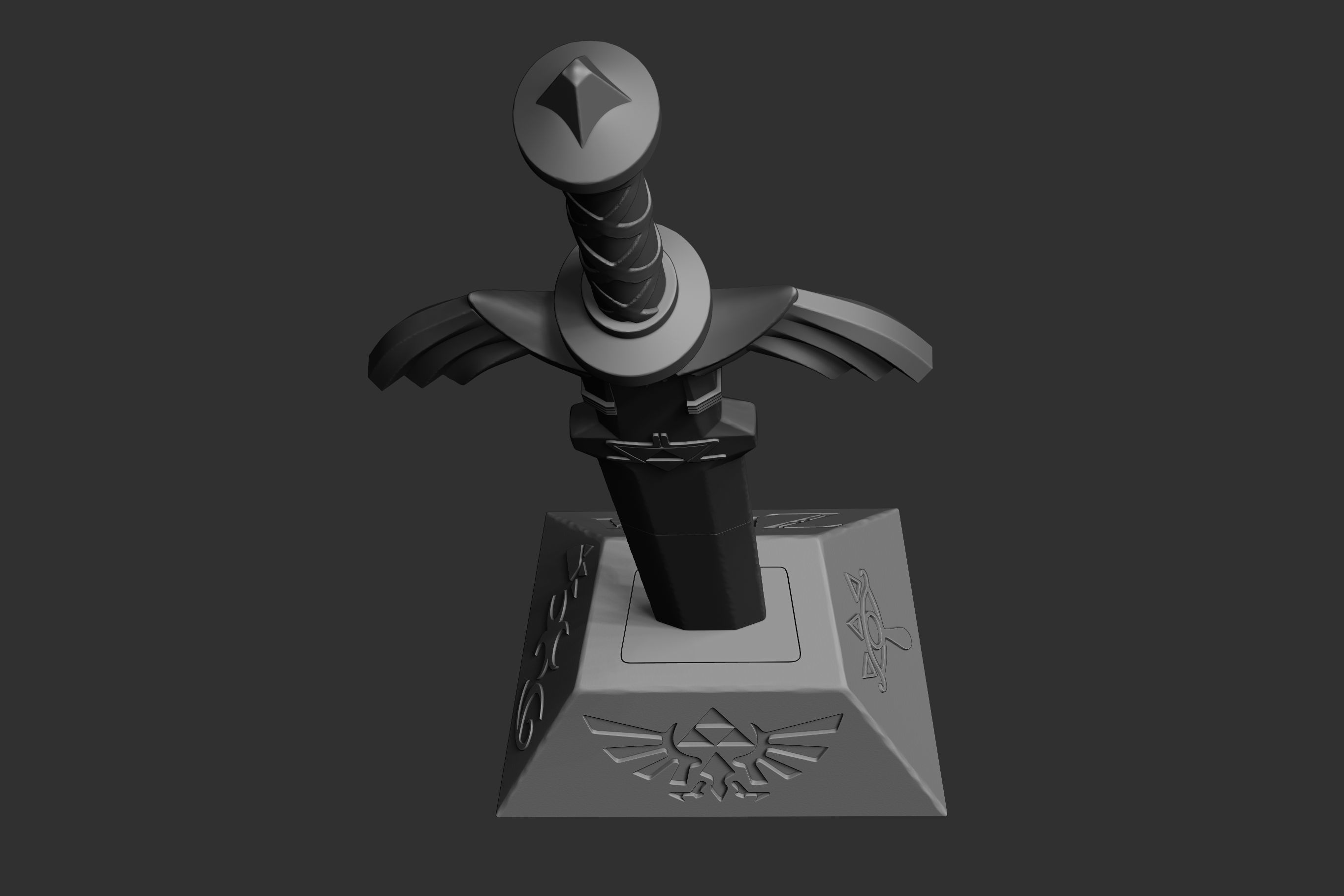 The Legend of Zelda - Master Sword 3D model 3D printable | CGTrader