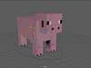 Minecraft Pig Low-poly 3D model Free - With Rigged free VR / AR / low ...