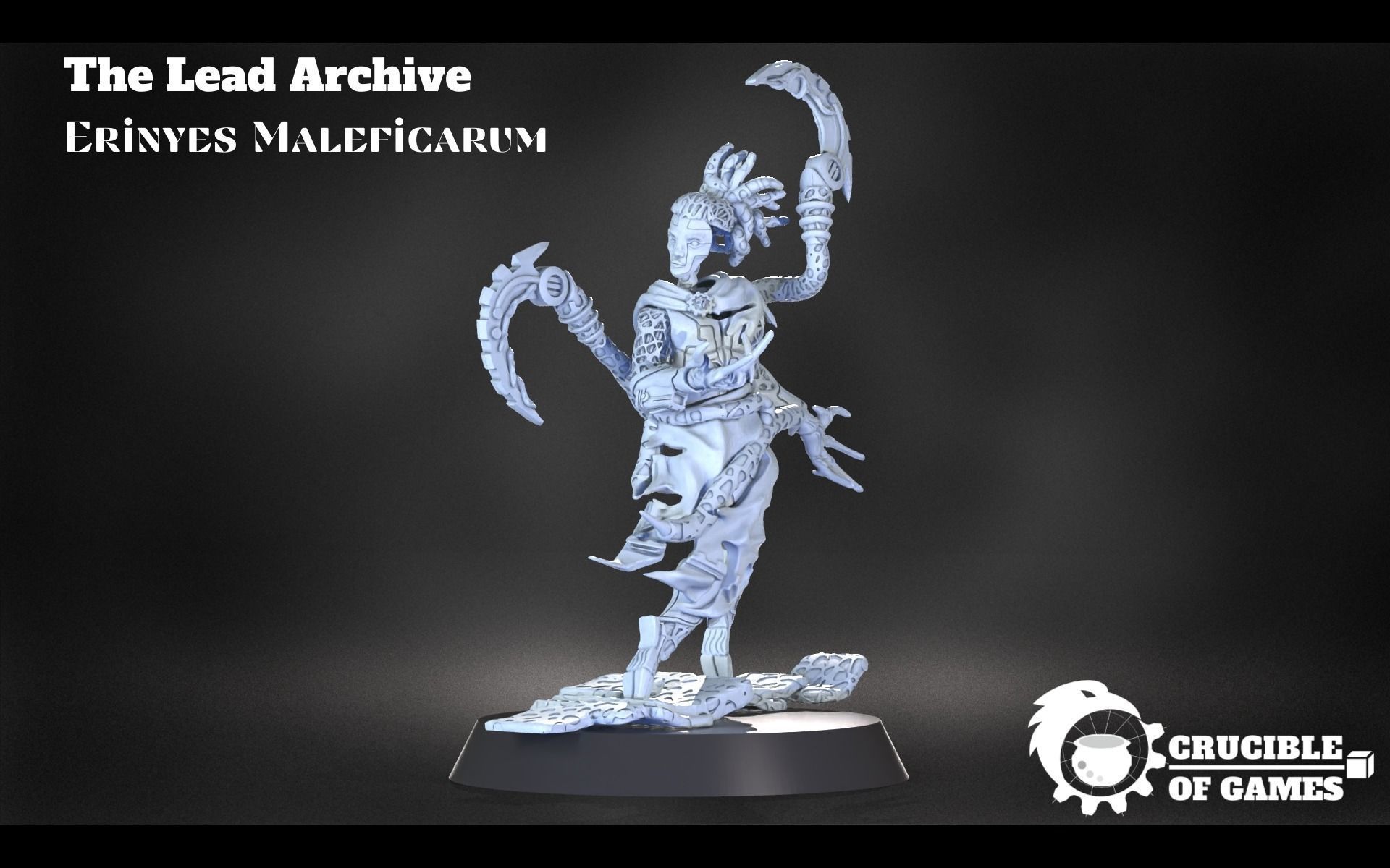 Erinyes Maleficarum pre-supported modular miniatures kit 3D model 3D ...
