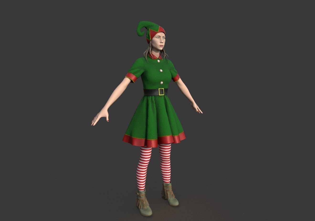 CHRISTMAS ELF 3D model | CGTrader