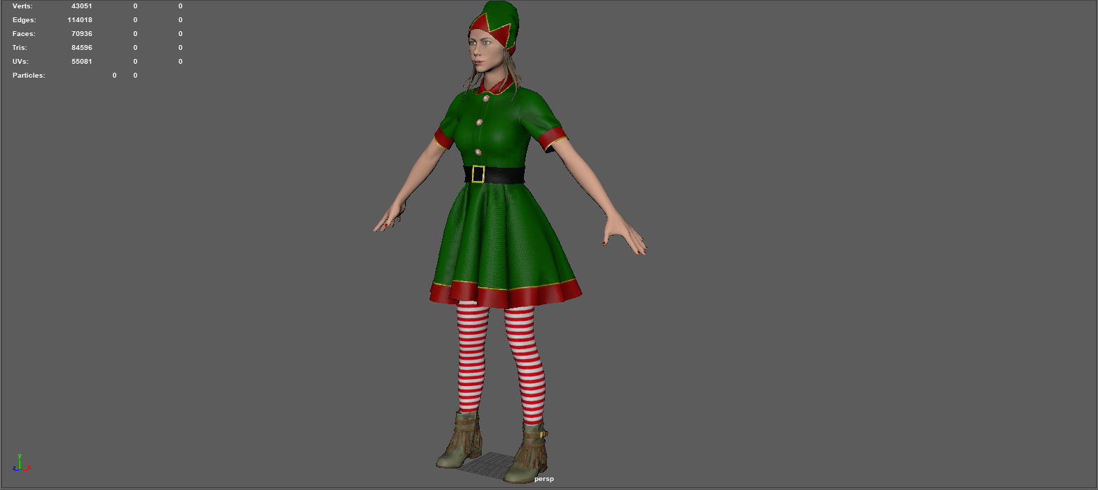CHRISTMAS ELF 3D model | CGTrader