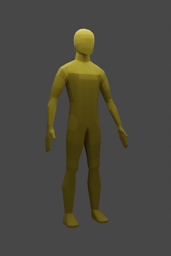 Low Poly Human free VR / AR / low-poly 3D model | CGTrader