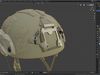 3D model Ops Core FAST SF High Cut Helmet Low poly PBR VR / AR / low ...