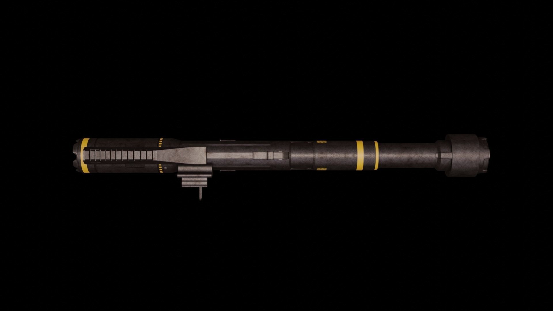 FHJ-18 Launcher 3D model rigged | CGTrader