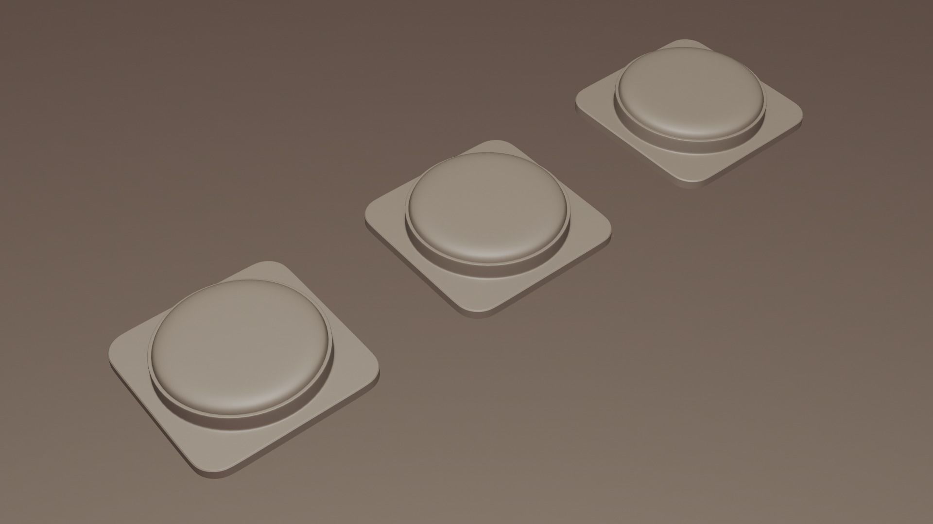 push button free 3D model | CGTrader