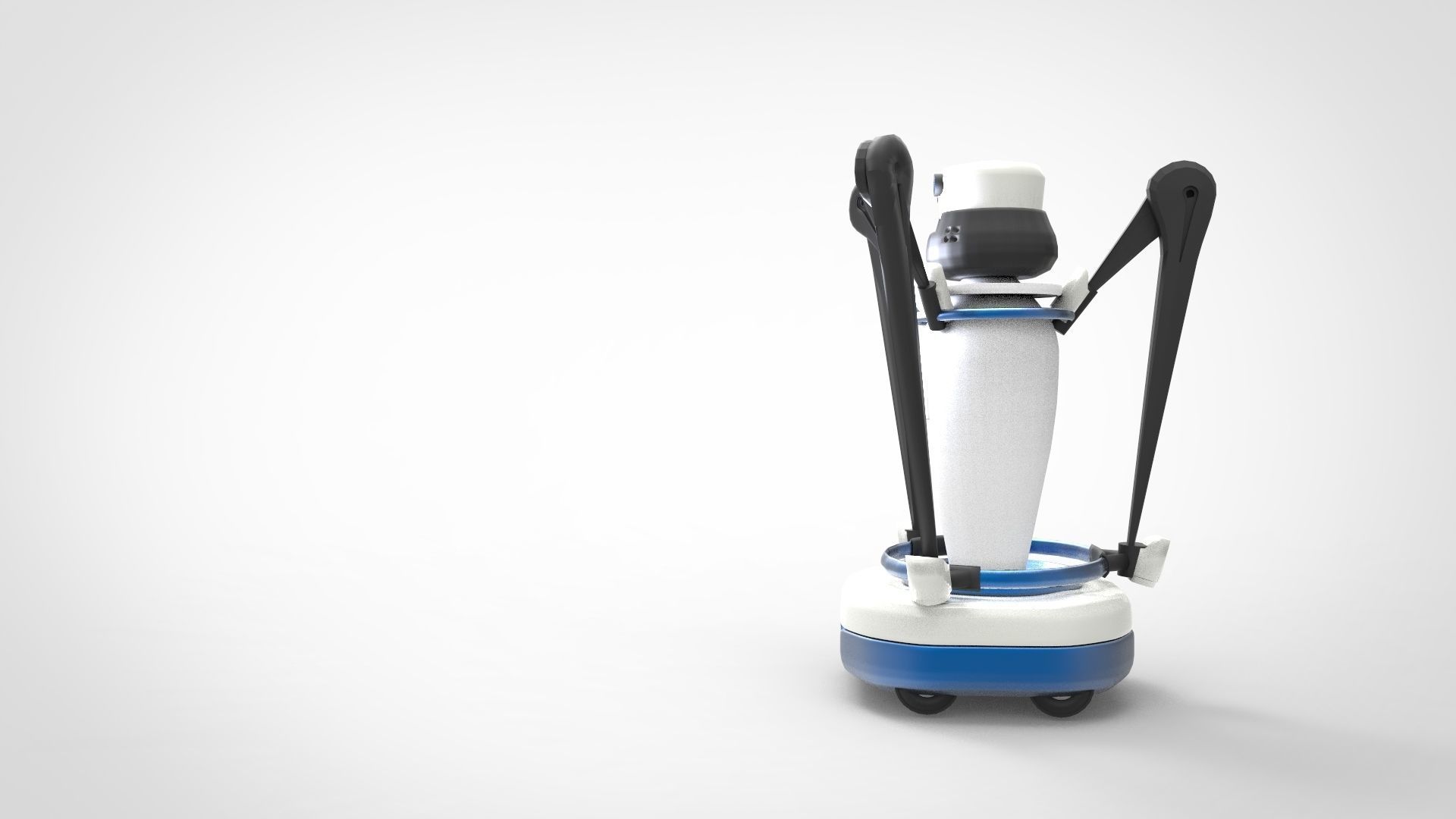 TeleCam robots for advisory and security 3D model animated | CGTrader