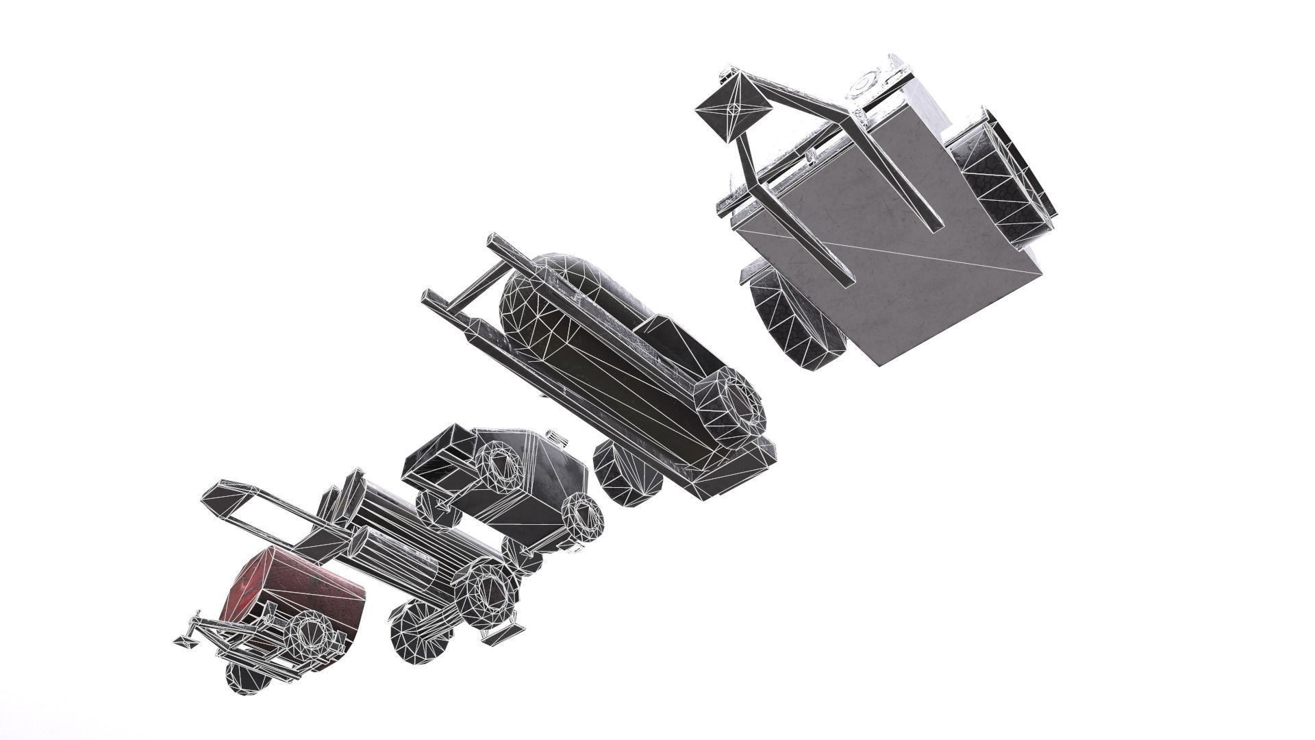 3D model Nuclear Tank VR / AR / low-poly | CGTrader