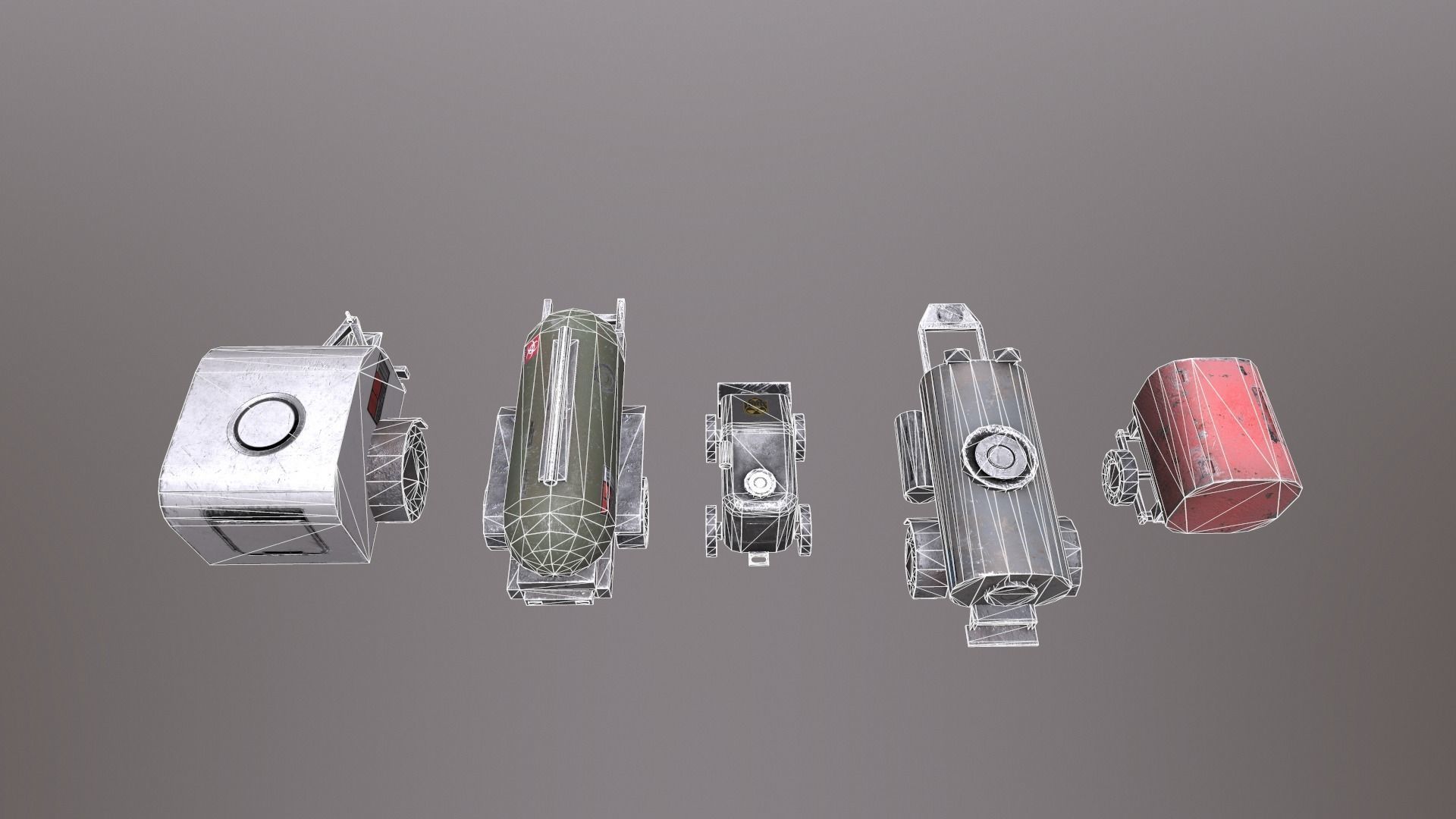 3D model Nuclear Tank VR / AR / low-poly | CGTrader