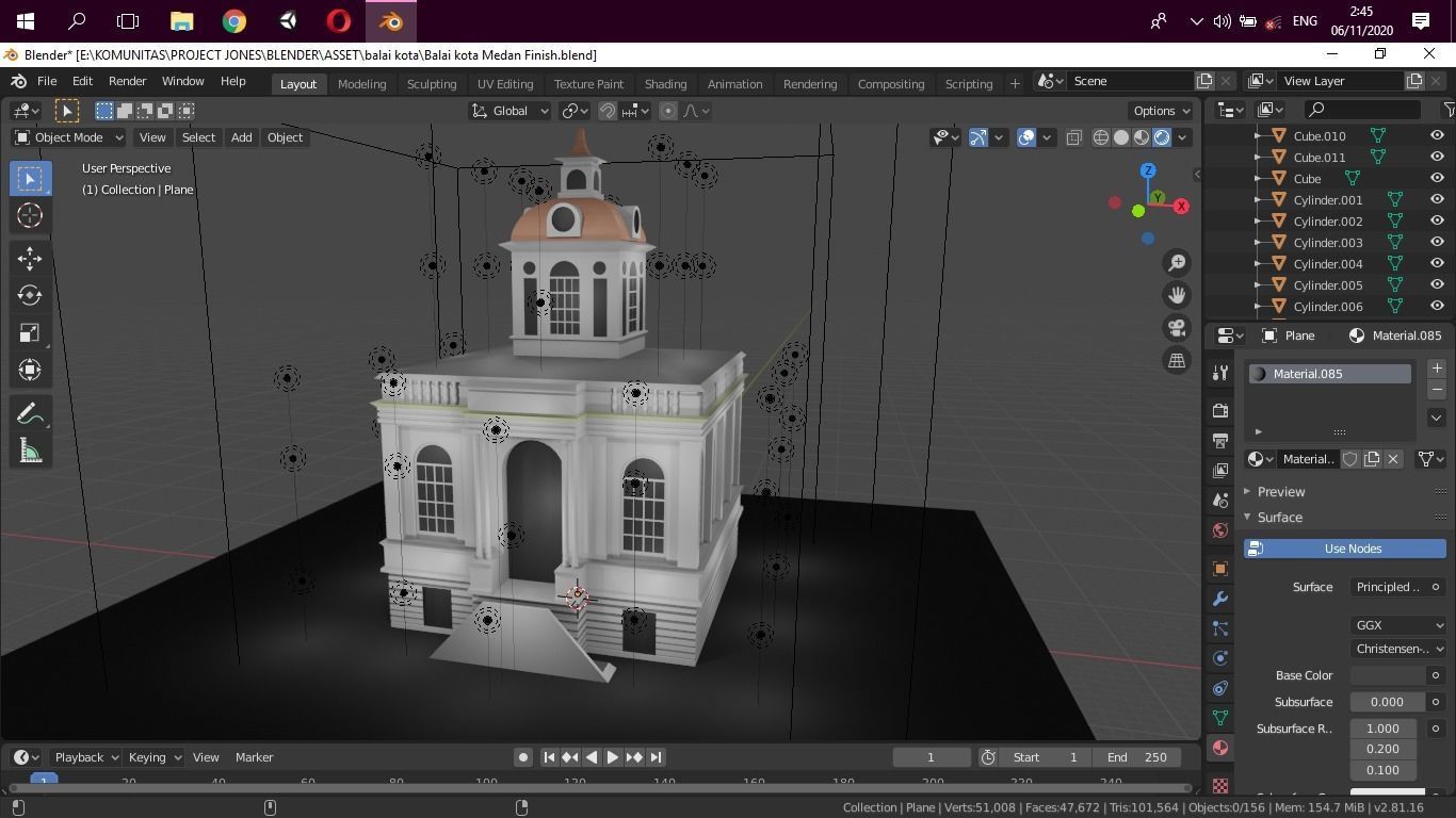3D model Balai Kota Medan VR / AR / low-poly | CGTrader