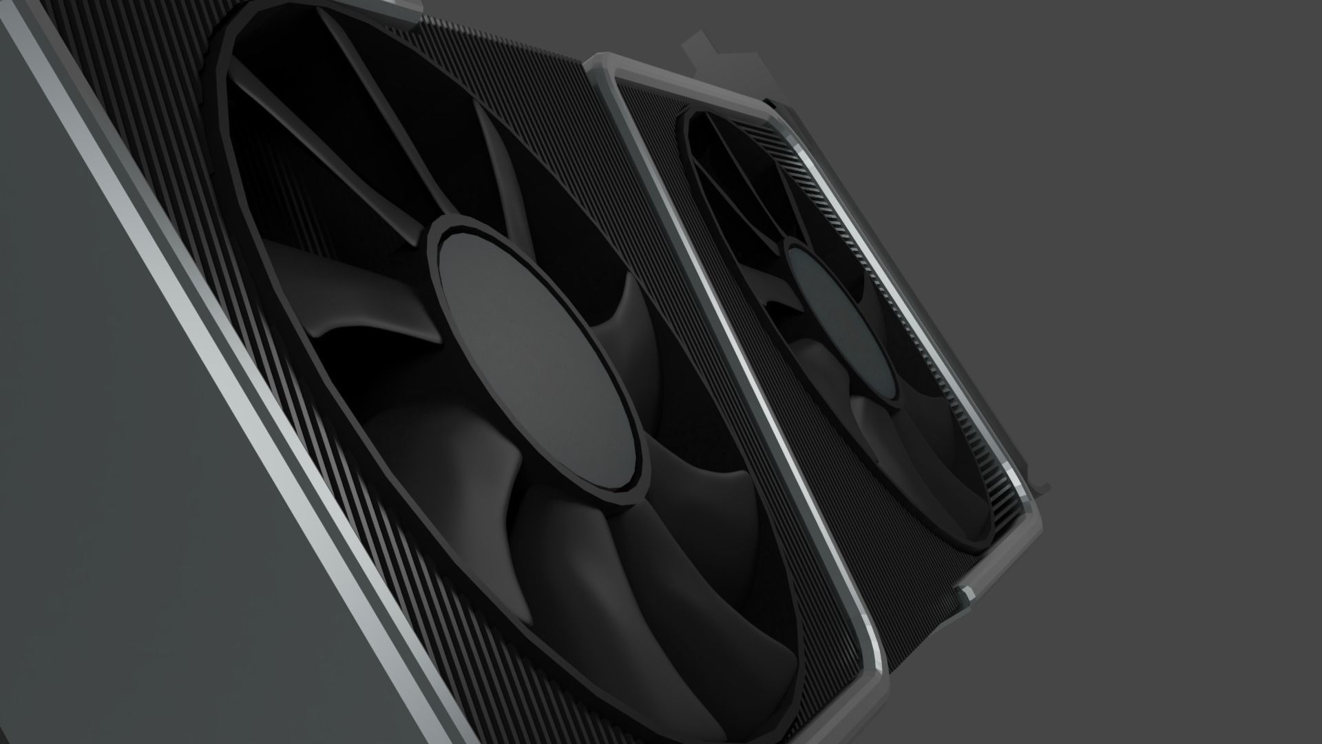 3D model Nvidia Geforce RTX 3070 Founders Edition VR / AR / low-poly ...