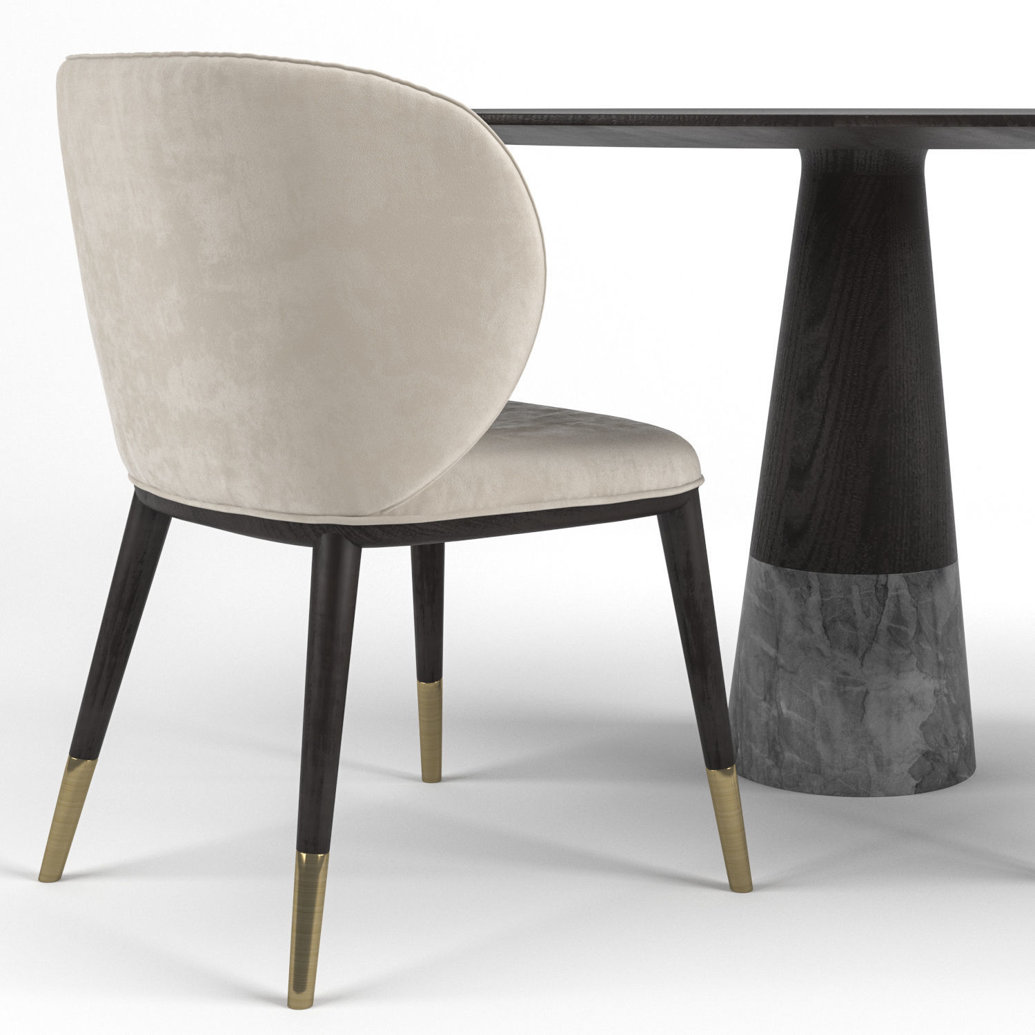 Enne Echo table and Orissa chair 3D model | CGTrader