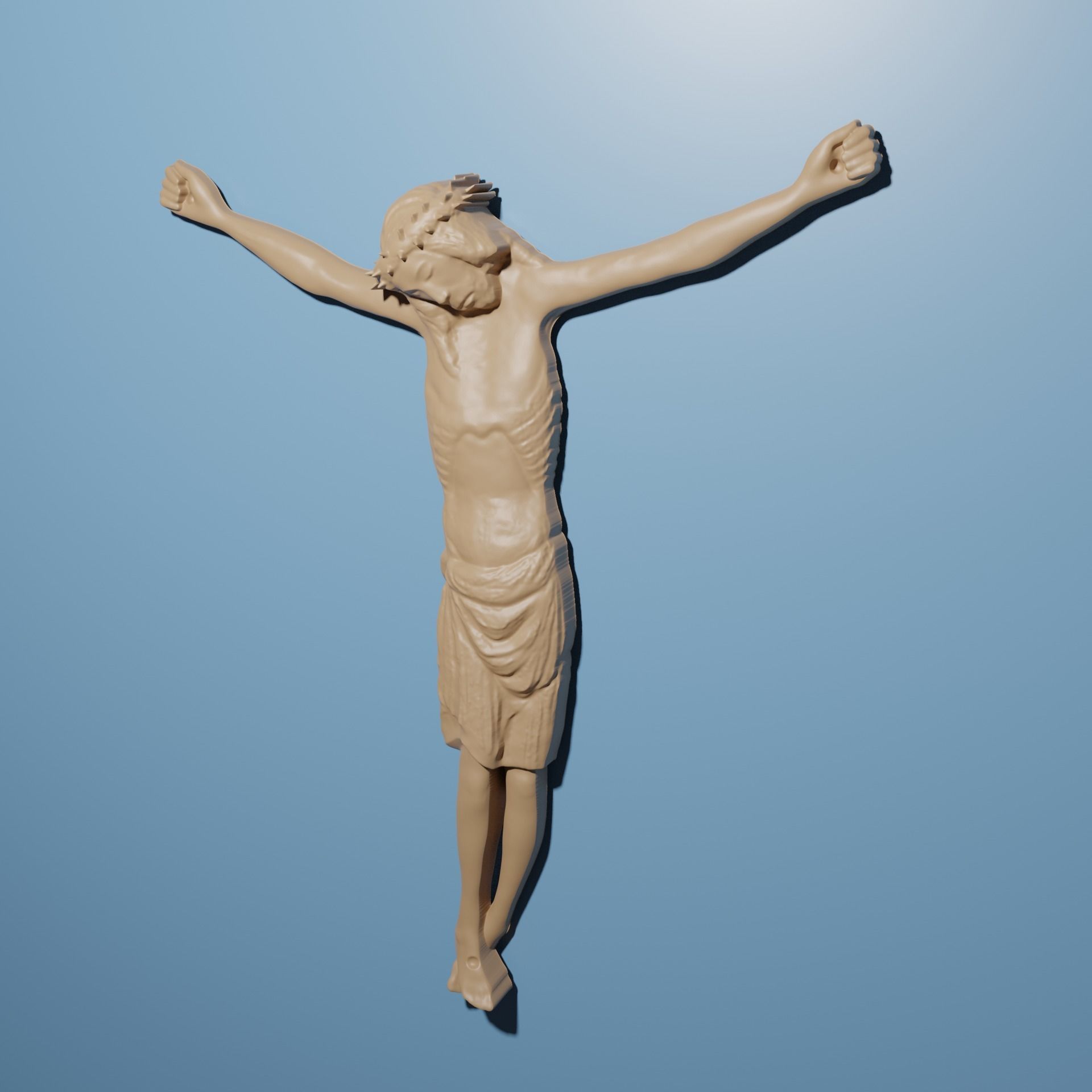Cross Jesus Cross 3D STL Model for CNC Router Engraver Carving 3D model ...
