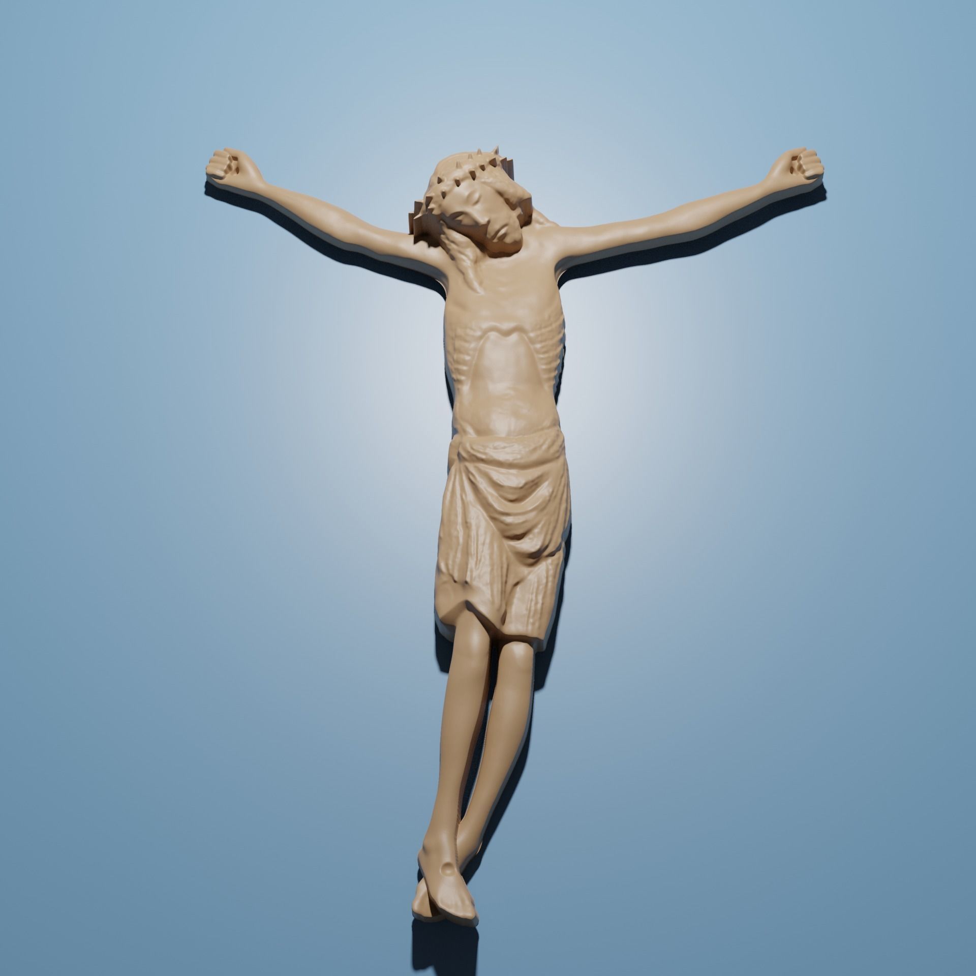 Cross Jesus Cross 3D STL Model for CNC Router Engraver Carving 3D model ...