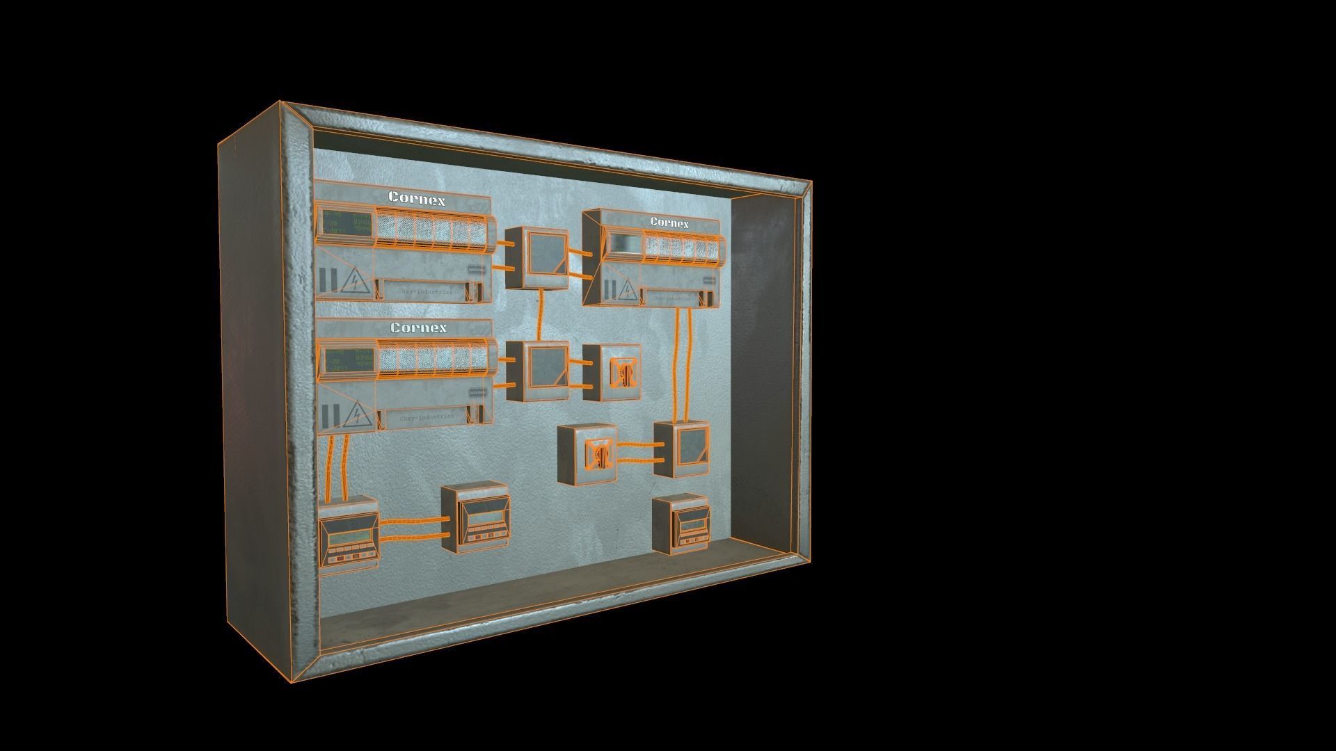 Electrical box free VR / AR / low-poly 3D model | CGTrader