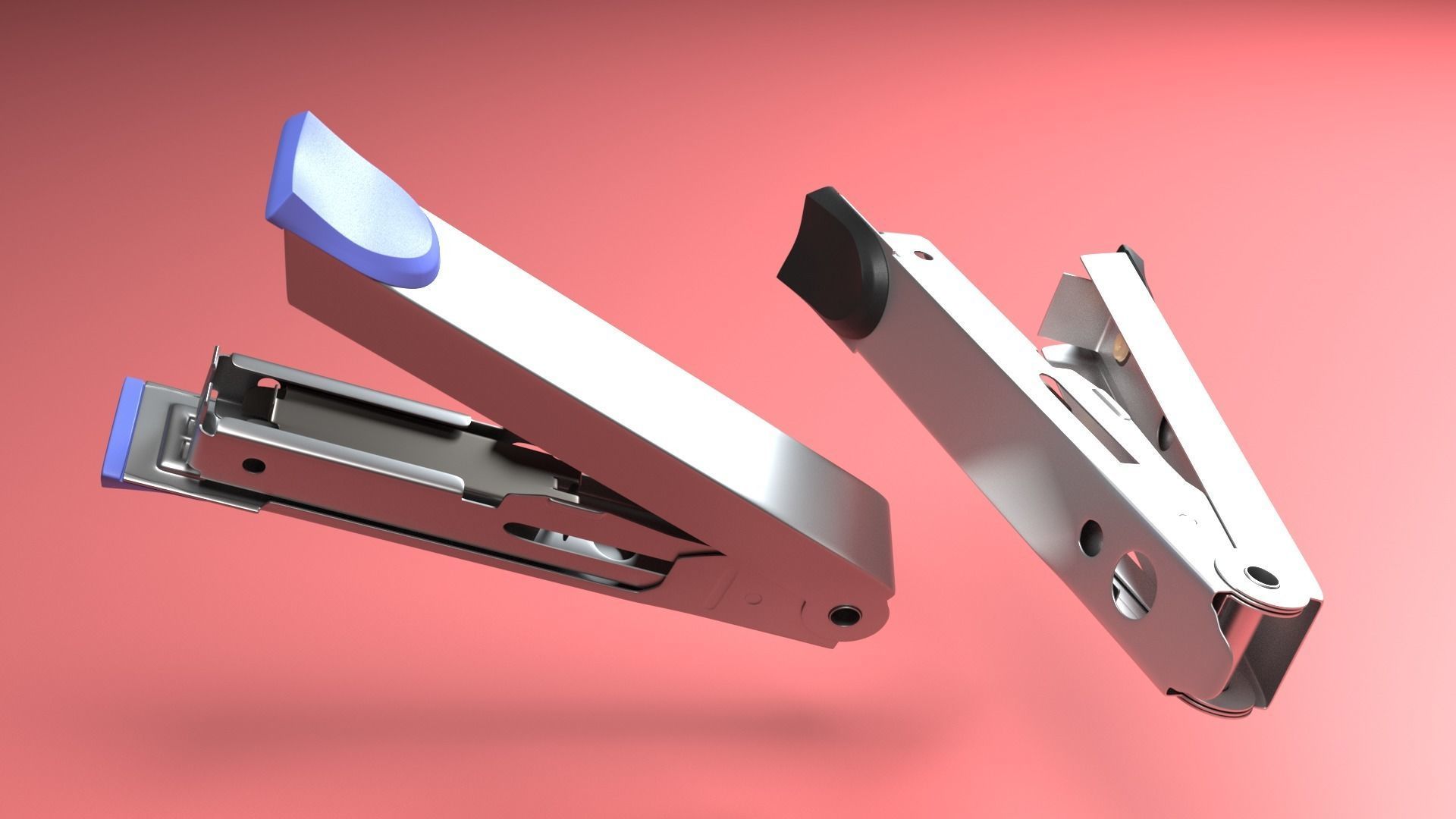 Stapler metal 3D model | CGTrader