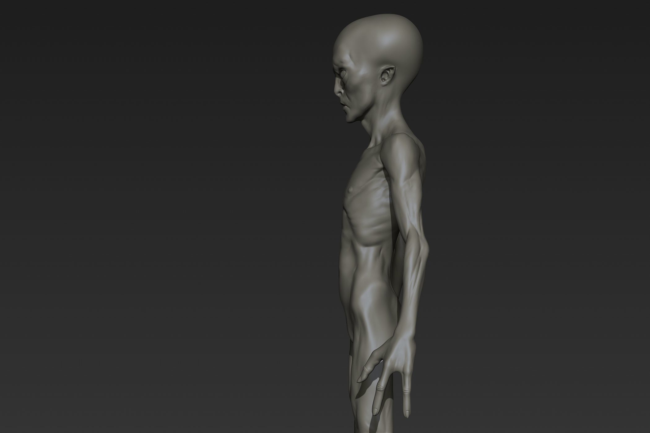 Alien Humanoid 3D model | CGTrader