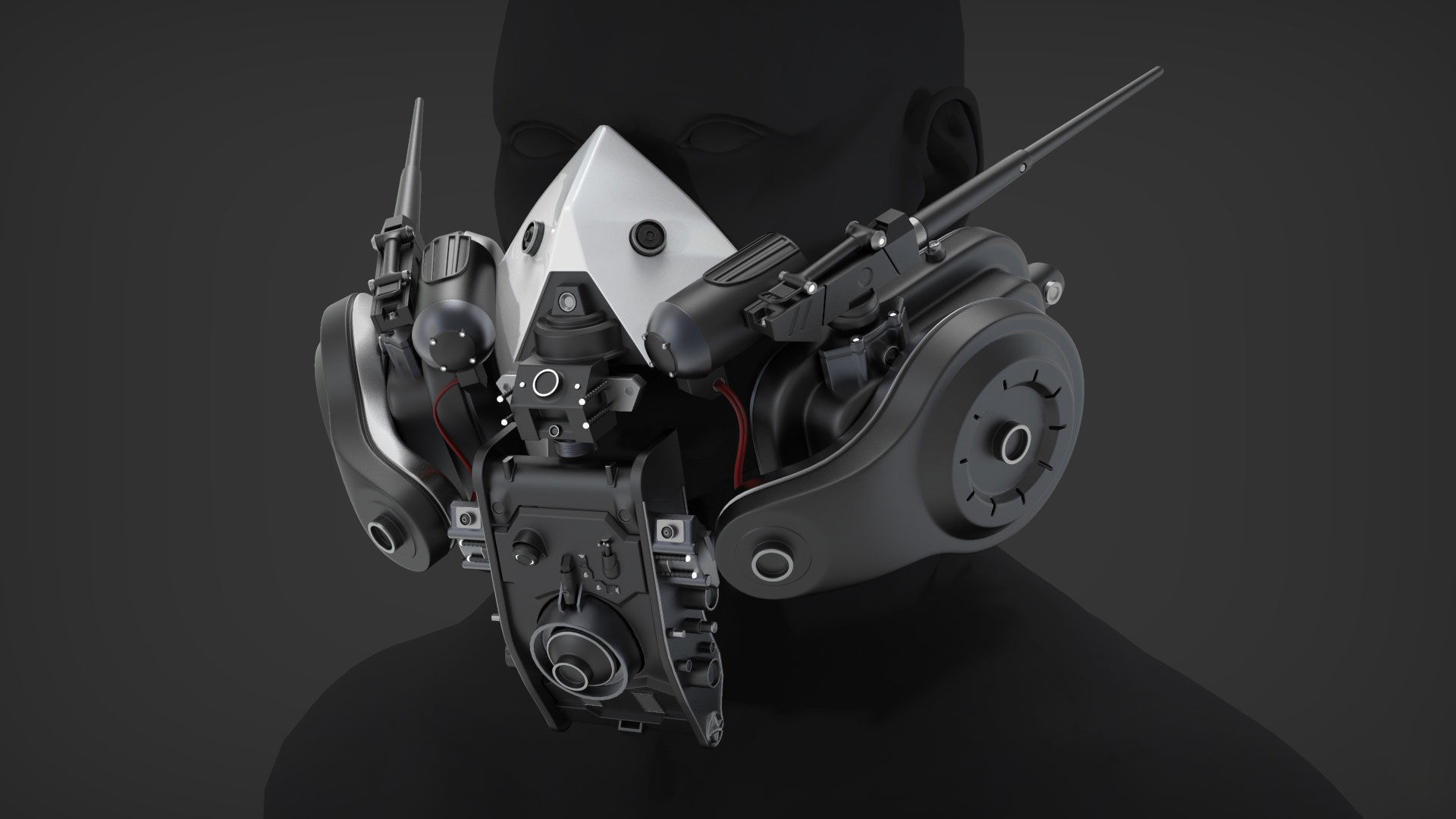 Cyberpunk Mask - Highpoly 3D model | CGTrader