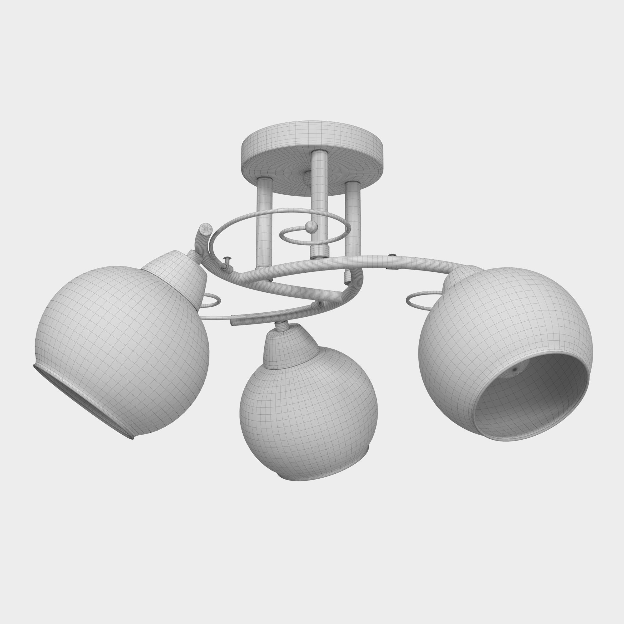 Ceiling chandelier Melefa 3507 - 3C 3D model | CGTrader