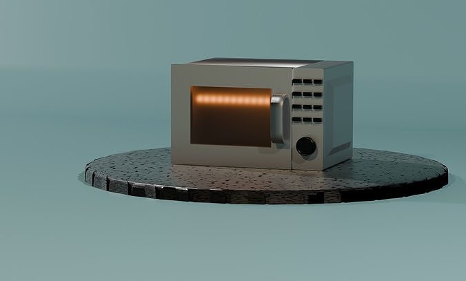 3D model Microwave Oven VR / AR / low-poly | CGTrader