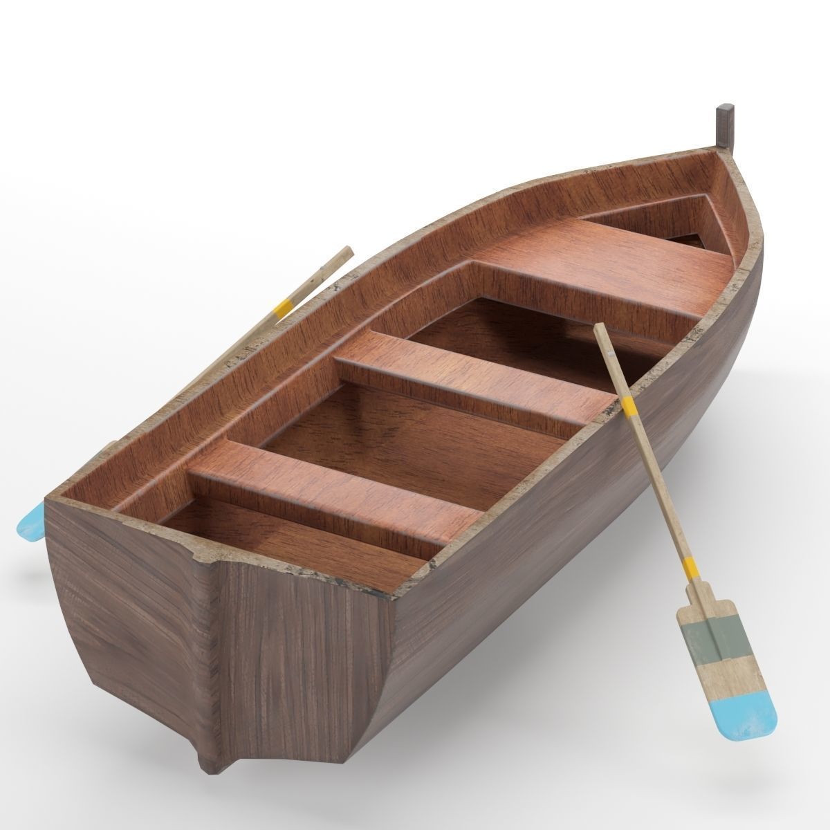 Rowing boat free VR / AR / low-poly 3D model | CGTrader