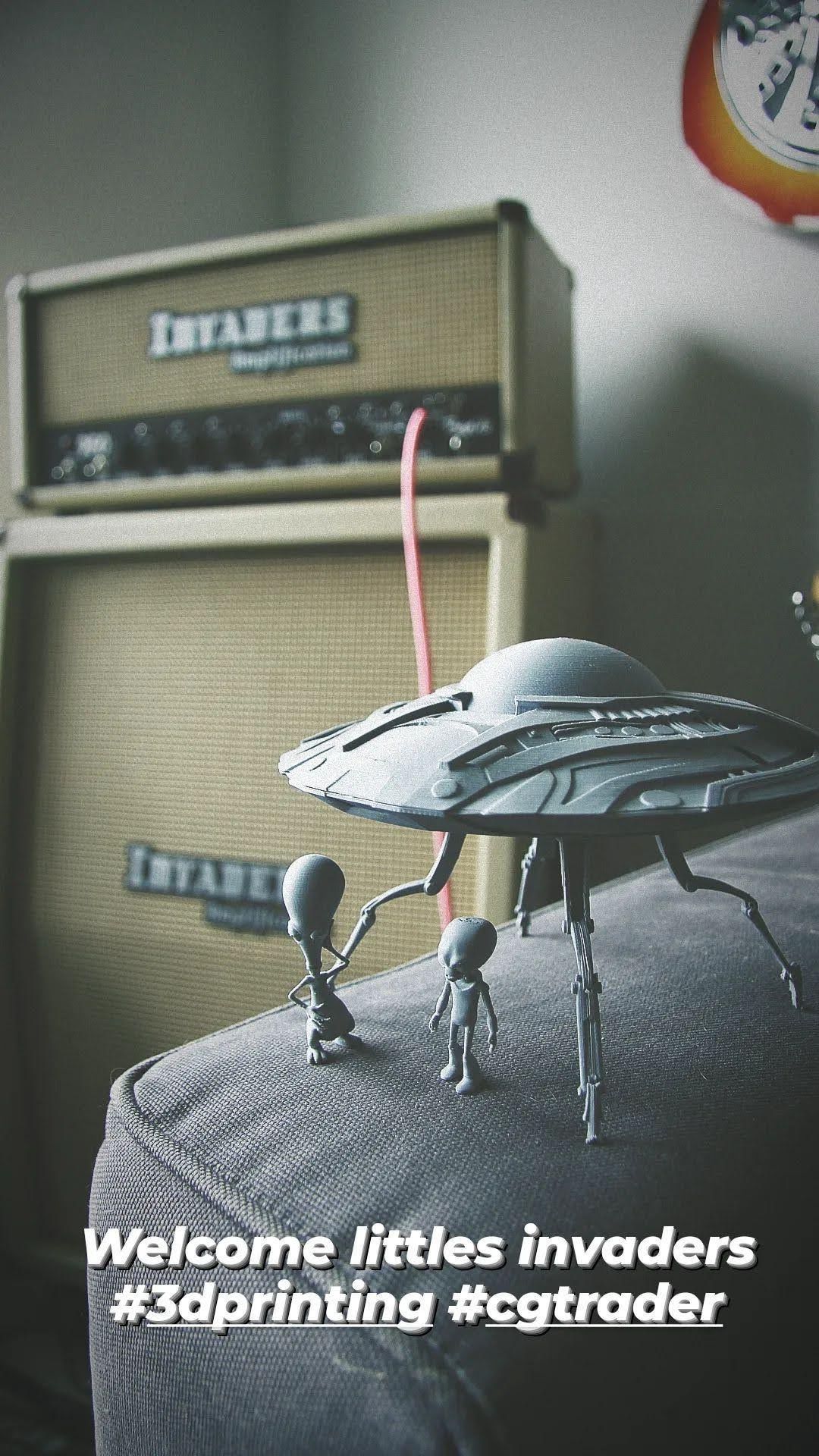 Destroy All Humans Crypto 137 Space Saucer 3D model 3D printable | CGTrader