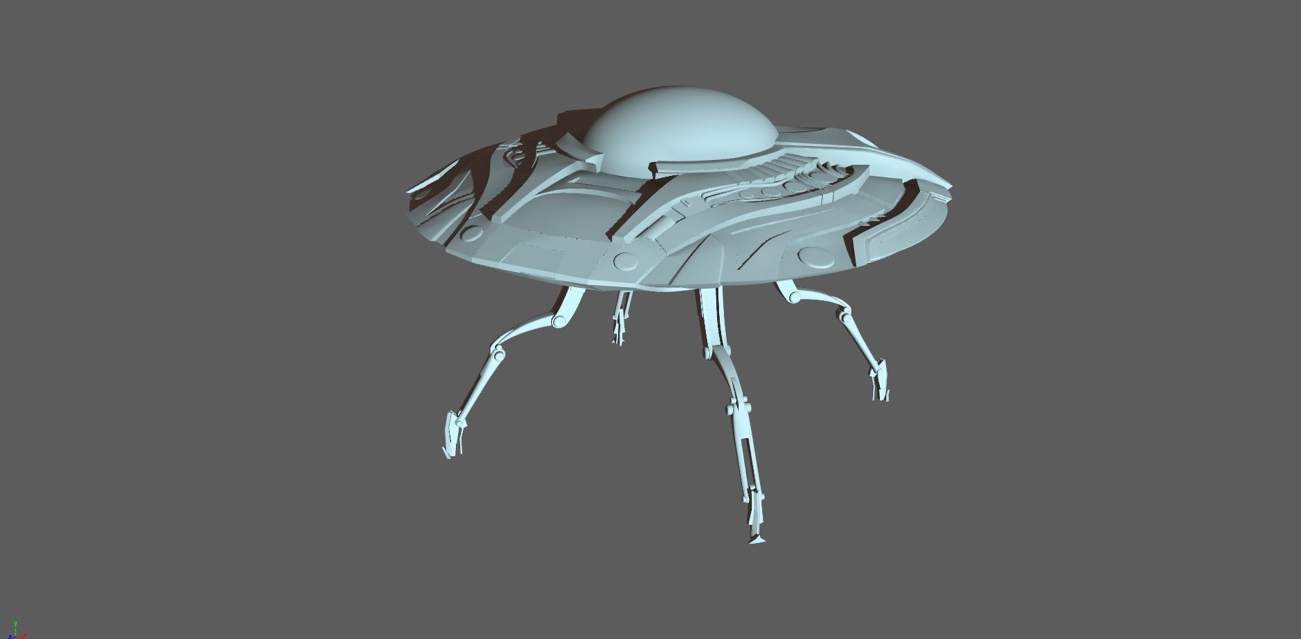 Destroy All Humans Crypto 137 Space Saucer 3D model 3D printable | CGTrader