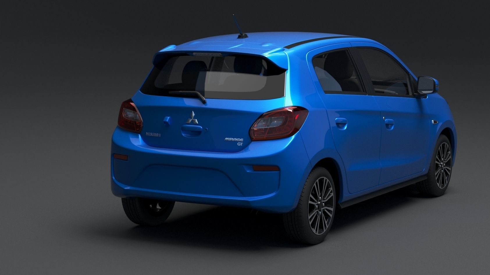 Mitsubishi Mirage GT 2020 3D model | CGTrader