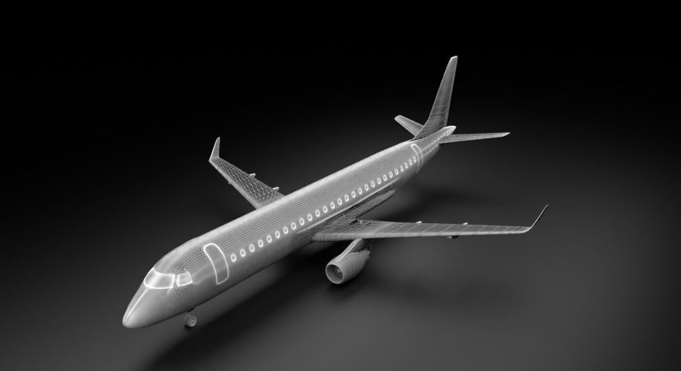 Embraer E170 - E195 Family 3D model | CGTrader