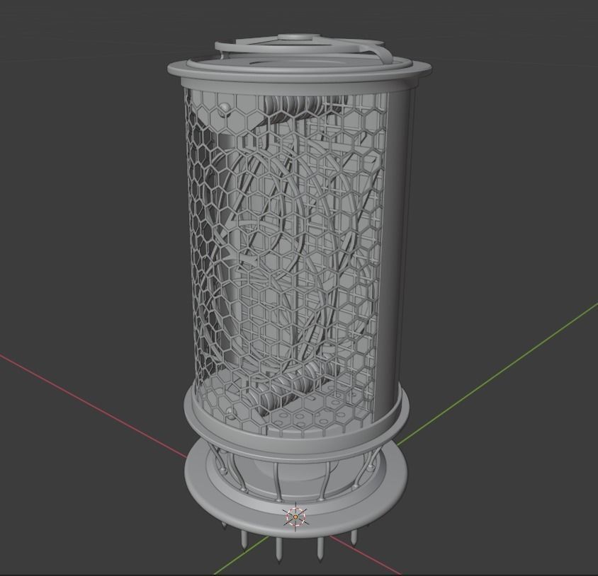 Nixie light bulb 3D model | CGTrader