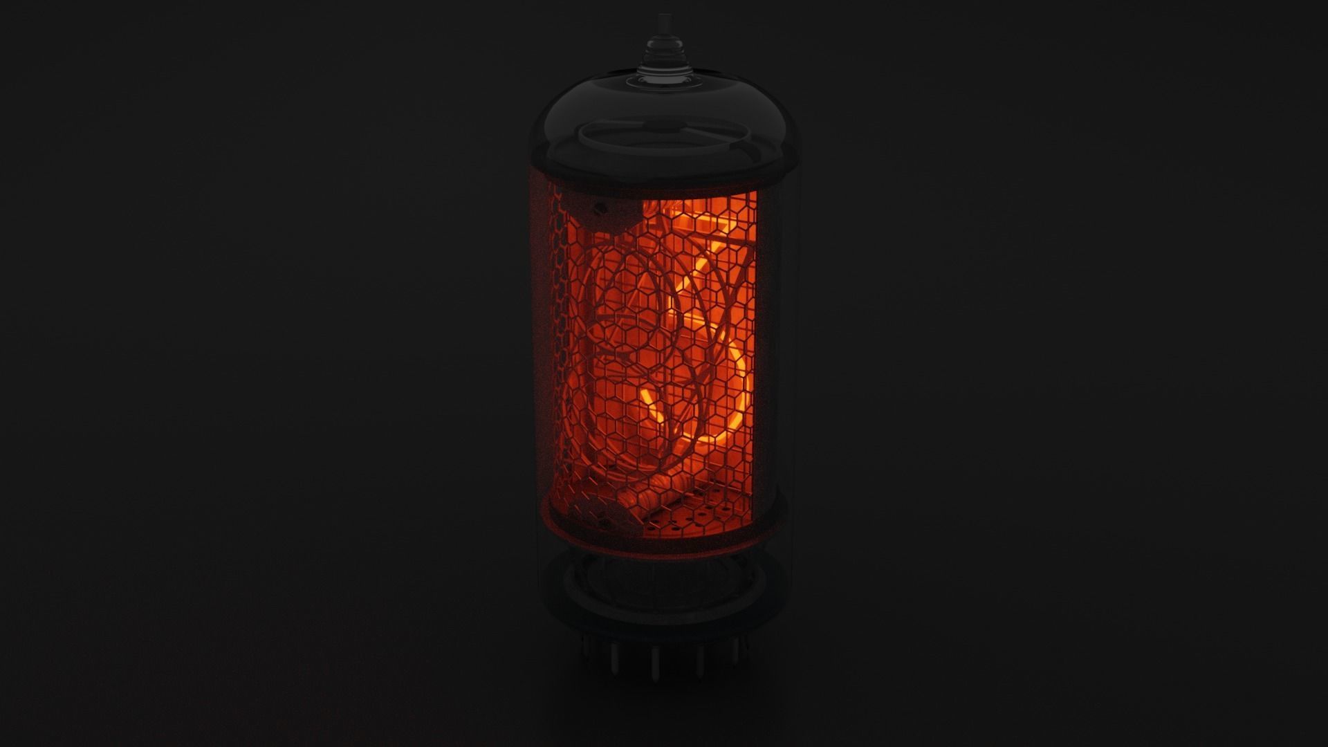 Nixie light bulb 3D model | CGTrader