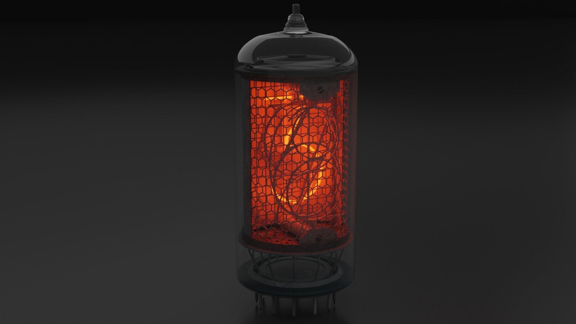 Nixie light bulb 3D model | CGTrader