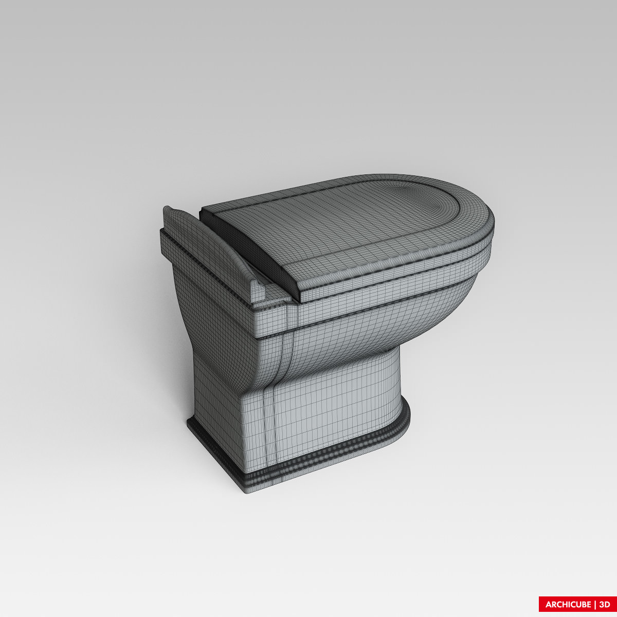 Toilet WC 02 3D model | CGTrader