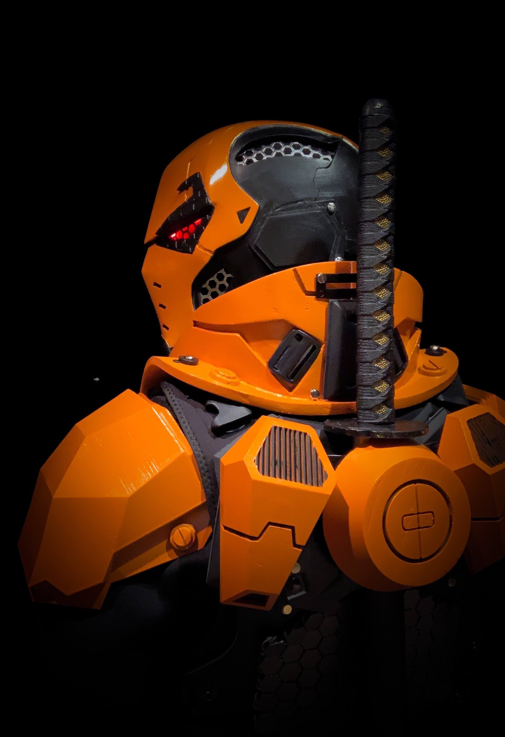 3D File-Deathstroke Black-Ops Armor and Helmet 3D model 3D printable ...