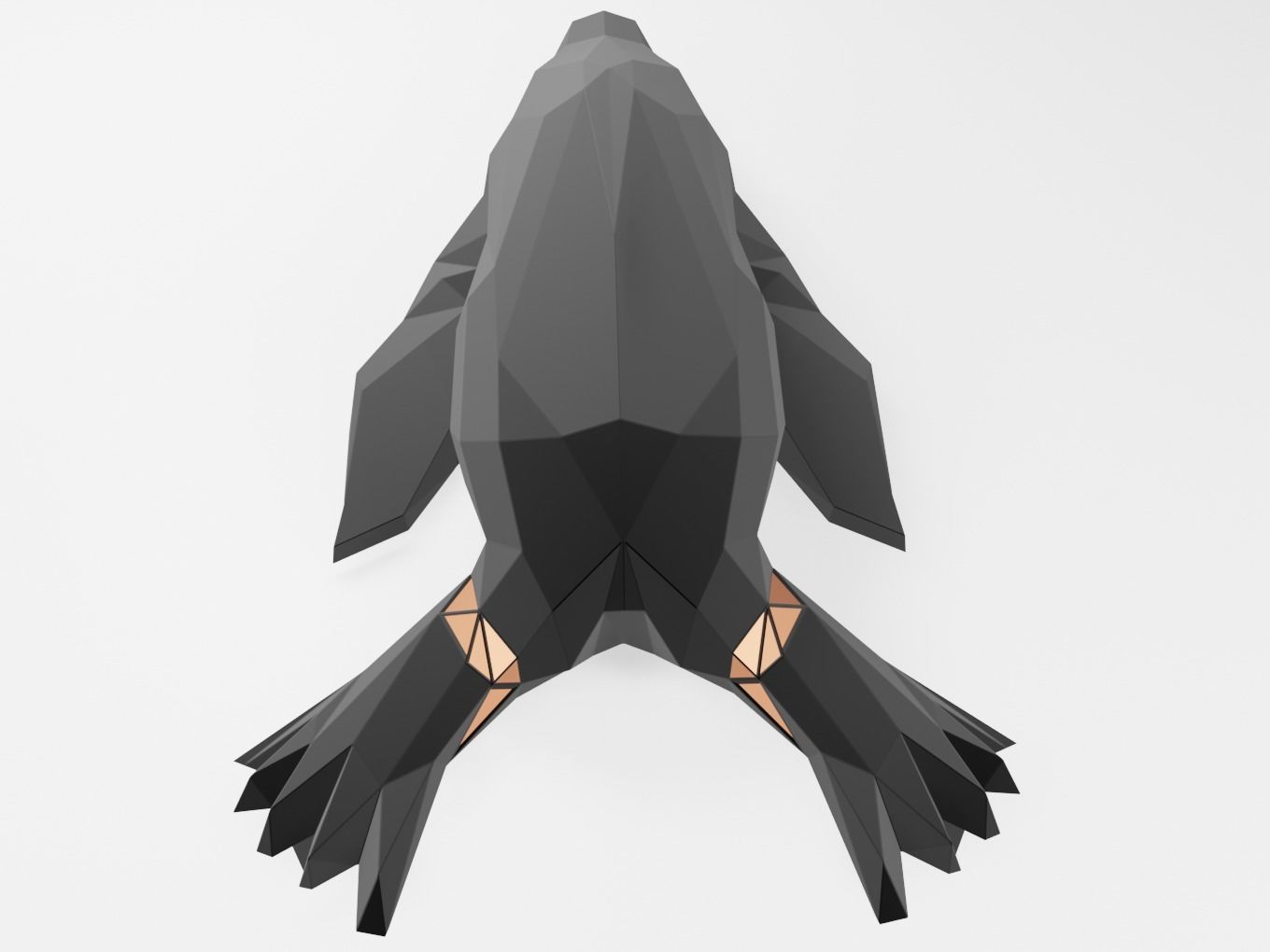 Polygonal Sea Lion Parametric 3D model 3D printable | CGTrader