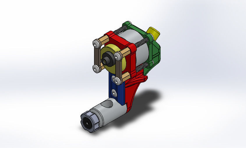 3d printed rotary tattoo machine 3D model 3D printable | CGTrader