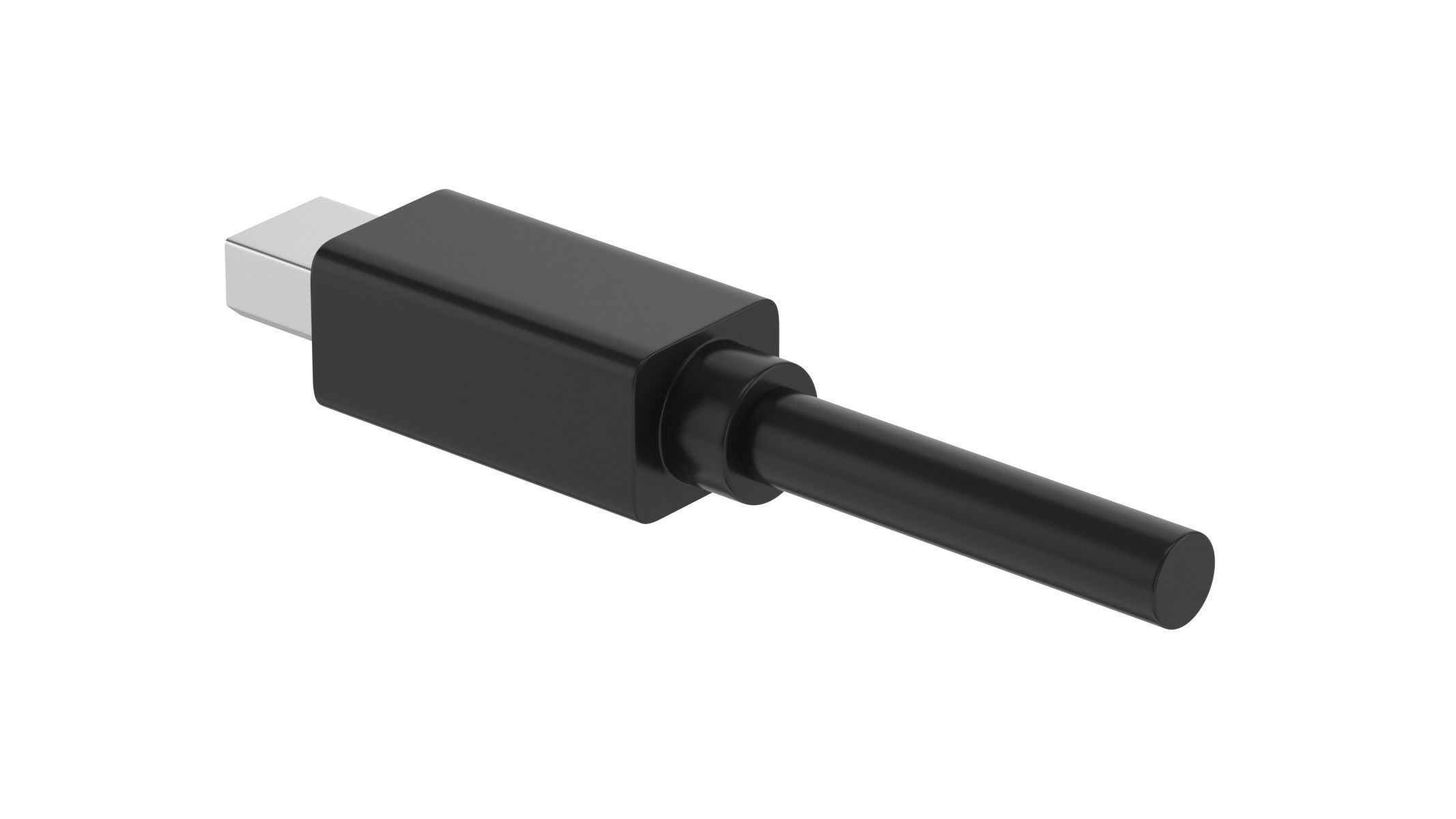 Mini Displayport Male 3D model | CGTrader