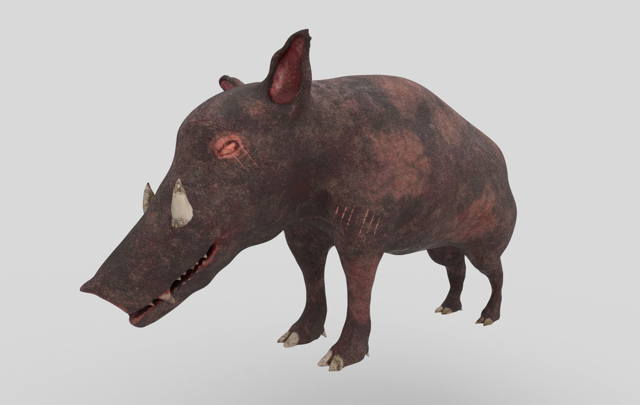 Zombie Boar 3D model | CGTrader