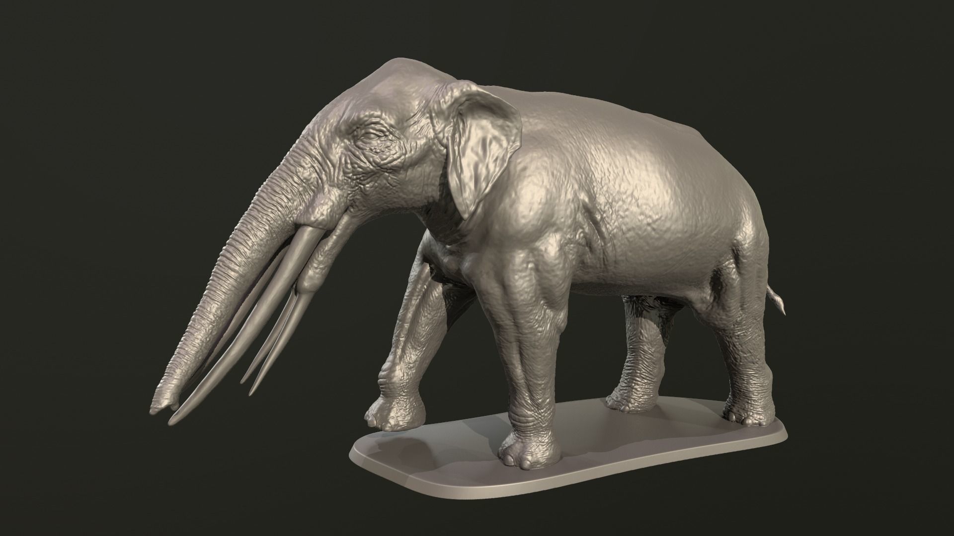 Stegotetrabelodon syrticus 3D model 3D printable | CGTrader