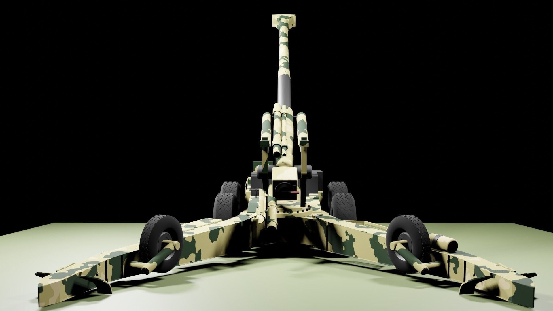 South African G5 Howitzer free 3D model | CGTrader