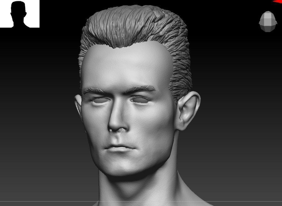 T-1000 3D model 3D printable | CGTrader