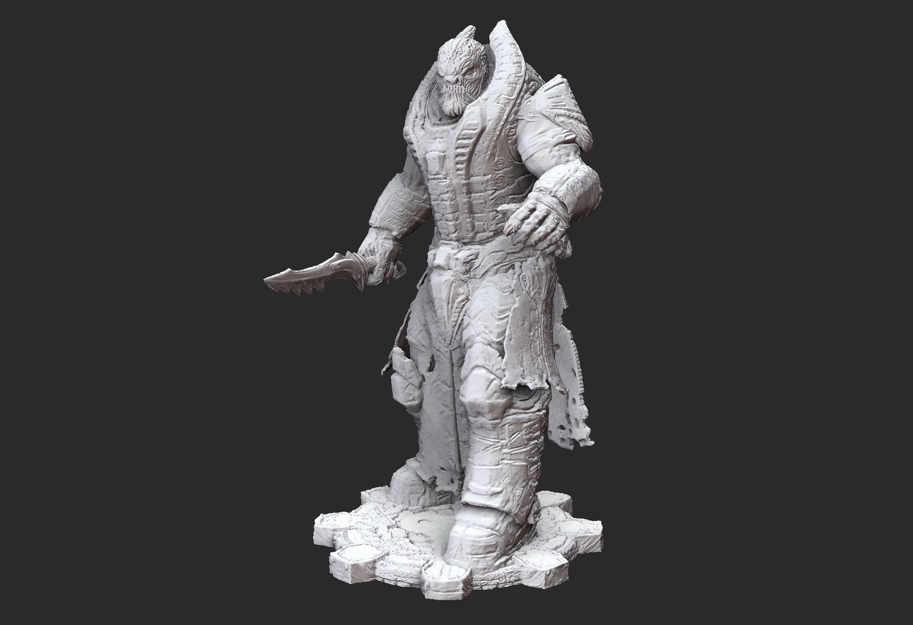 General Raam Gears of War 3D Model STL File 3D Print