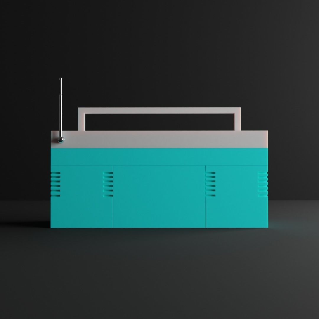 FUNKY BOOM BOX 3D model | CGTrader